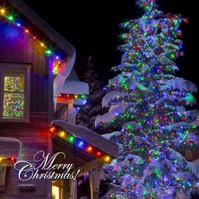 Vánoční světýlka venkovní FLASH multicolor 500 LED