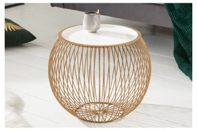 Massive home | Odkládací stolek STORAGE II GOLD 41 CM