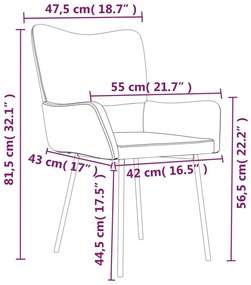 jídelní židle 2 ks hnědé samet,  344806