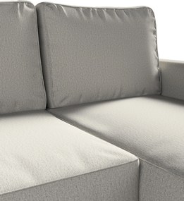 Potah na pohovku IKEA Backabro rozkládací se šezlongem barva šedá látka pletený vzor