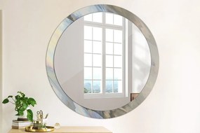 Kulaté dekorativní zrcadlo Holografická textura fi 100 cm