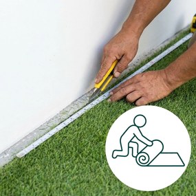 Artificial grass specialists, Umělá tráva Princess, vyříznout kruh, šíře 4m, zelená