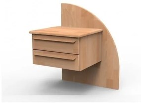 TEXPOL Noční stolek PETRA BUK ROZMĚR: (š/v/h) 49 x 63 x 39 cm - levý
