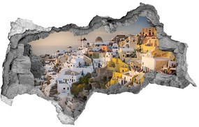 Wallmuralia Foto fotografie díra na zeď Santorini Řecko 95x73 cm