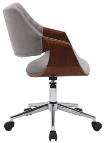 Halmar Kancelářská židle Colt, ořech/šedá