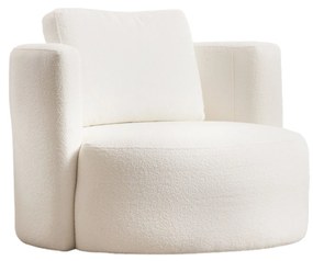 Atelier del Sofa Křeslo Asos Cream - Wing, Krémová