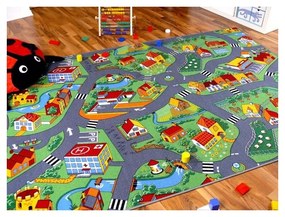 WI Dětský koberec 120 x 160 cm - Městečko 01