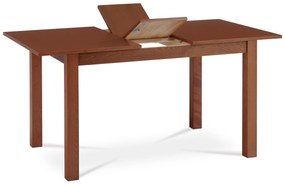 AUTRONIC Jídelní stůl rozkládací 120+30x80x75 cm, barva třešeň