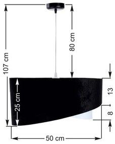 Lustr na lanku GALAXY 1xE27/60W/230V