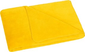 Bellatex Přikrývka Korall micro Žlutá 75x100 cm