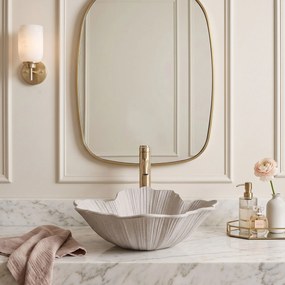 Rea, Umyvadlo na desku Rea Flower Beige, REA-U7888