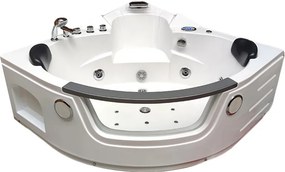 BPS-koupelny Hydromasážní vířivá vana Orino 632 135x135 s ohřevem vody