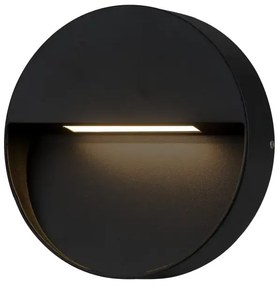 LED vnější nástěnné osvětlení Casoria R černé