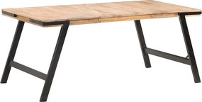 Jídelní stůl 180 x 90 x 76 cm masivní mangovníkové dřevo 288119