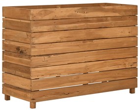 vidaXL Marketos Vyvýšený záhon 100x40x72 cm recyklované teakové dřevo a ocel