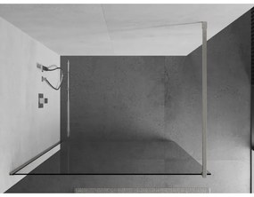Mexen Kioto, sprchová zástěny typ Walk-In 100 x 200 cm, 8mm čiré sklo, ocelová, 800-100-101-97-00