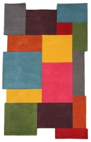Barevný vlněný koberec Flair Rugs Collage, 120 x 180 cm