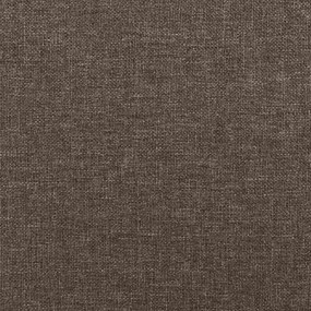 Relaxační křeslo s podnožkou taupe textil 3097891
