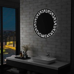 Koupelnové zrcadlo s LED osvětlením 80 cm 144722