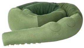 Dětský polštář krokodýl Pine Green XXL 340 cm Sebra