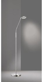 LED stmívatelná stojací lampa ve stříbrné barvě (výška 150 cm) Dent – Fischer &amp; Honsel