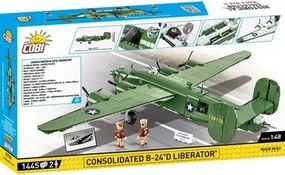 COBI 5739 II WW Consolidated B-24D Liberator / 1445 kostek / 2 figurky