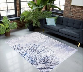 TZ Šedý vzorovaný obdélníkový koberec Roma Rozměr: 200x300 cm