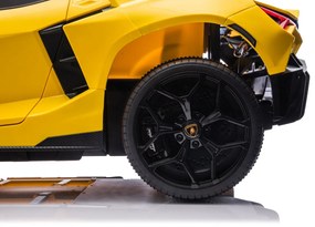 Dětské elektrické auto Lamborghini Revuelto XL STRONG žluté
