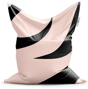Sablio Sedací vak Classic Růžový vzor zebry - 200x140 cm