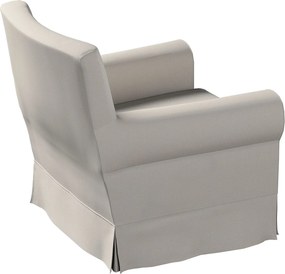 Potah na křeslo IKEA Ektorp Jennylund barva šedá látka pletený vzor