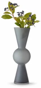 Skleněná váza BonBon Grey 23 cm Design House Stockholm