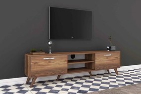 Designový TV stolek Einya 180 cm vzor ořech