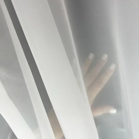 Ervi voálová záclona s olůvkem bílá - 0101, metraž