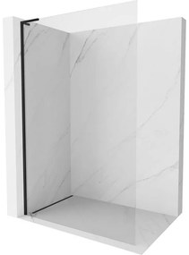 Mexen Kioto-X L sprchová stěna Walk-in 100 x 200 cm, transparentní 10 mm, černá - 800-100-107-70-00-X
