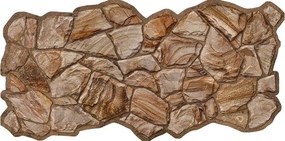 Obkladový 3D PVC panel 98 x 48 cm - Sandstone Brown