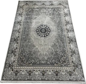 HU Šedý orientální koberec King 29033-Grey Rozměr: 80x150 cm