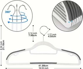 WERDANO HOME protiskluzová ramínka na oblečení 10 kusů