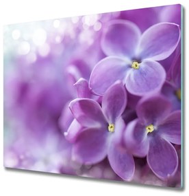 Skleněná krájecí deska Lilac květiny