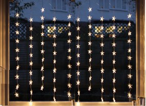 Vánoční LED závěs s 200 hvězdičkami, 2m, různé varianty na výběr Barva: Modrá