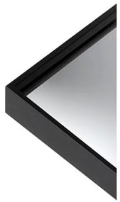 EBS Noe Zrcadlo s rámem 120x60 cm, černá matná S_TZRCU12060C