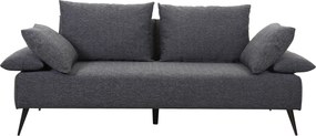 XXXLutz ROZKLÁDACÍ POHOVKA, textil, tmavě šedá Livetastic - Rozkládací pohovky - 000454002501