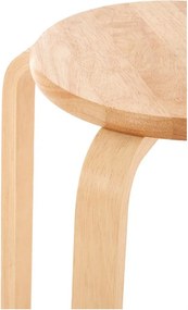 Stolička z kaučukového dřeva v přírodní barvě Heva – Premier Housewares