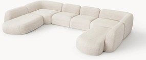 Xl modulární bouclé pohovka Wolke