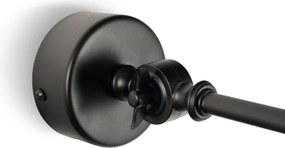 Brilagi - Nástěnná lampa QUILL 1xE27/40W/230V 83 cm černá