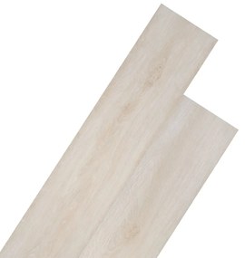 Samolepicí podlahová krytina PVC 5,02 m² 2 mm dub klasický bílý