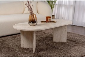 Béžový pololesklý konferenční stolek 60x119 cm Sable – Kalune Design