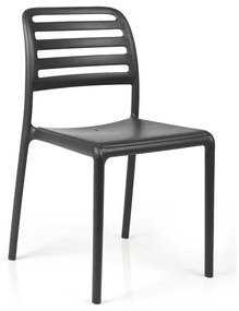 Plastová jídelní židle Stima COSTA – bez područek, nosnost 200 kg Antracite