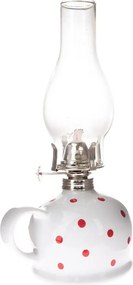 Keramická petrolejová lampa (výška 28 cm) – Dakls