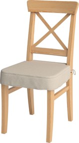 Sedák na židli IKEA Ingolf barva béžová látka pletený vzor