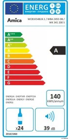 Vinotéka Amica WBA 2455 DB vestavná